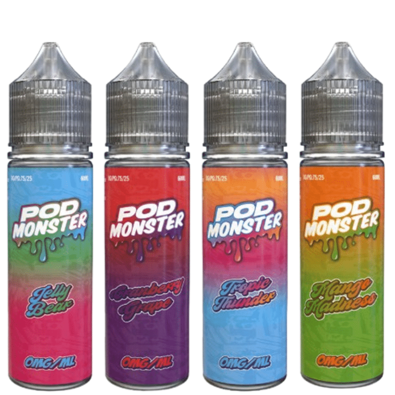 Pod Monster E-Liquid 60ml (FREEBASE) – KMG Imports